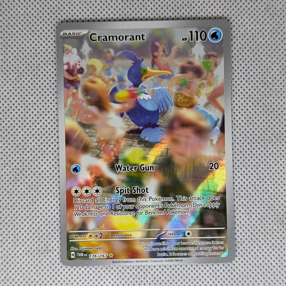 Cramorant 176/167 Full Art NM/M Twilight Masquerade Pokémon Card | eBay