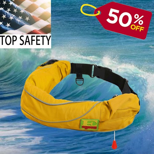 50% OFF A+Quality Inflatable Belt Pack Waist Life Jacket Buoyancy Aid ...