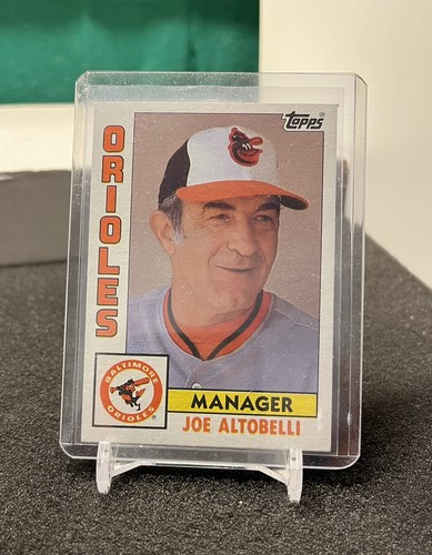 Joe Altobelli 1984 Topps card 21 Baltimore Orioles Manager | eBay