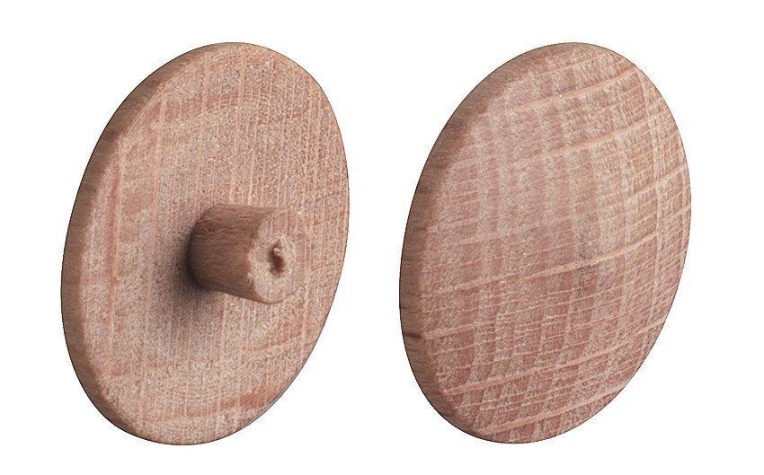 PRESS FIT SOLID WOOD SCREW COVER CAPS OAK BEECH ASH PZ2 POZI TORX 15 ...