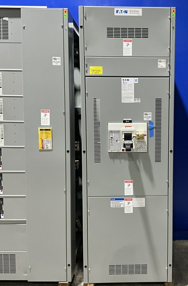 Eaton 1600 Amp 480Y/277V Pow-R-Line Switchboard 3Ph 3W Cat No ...