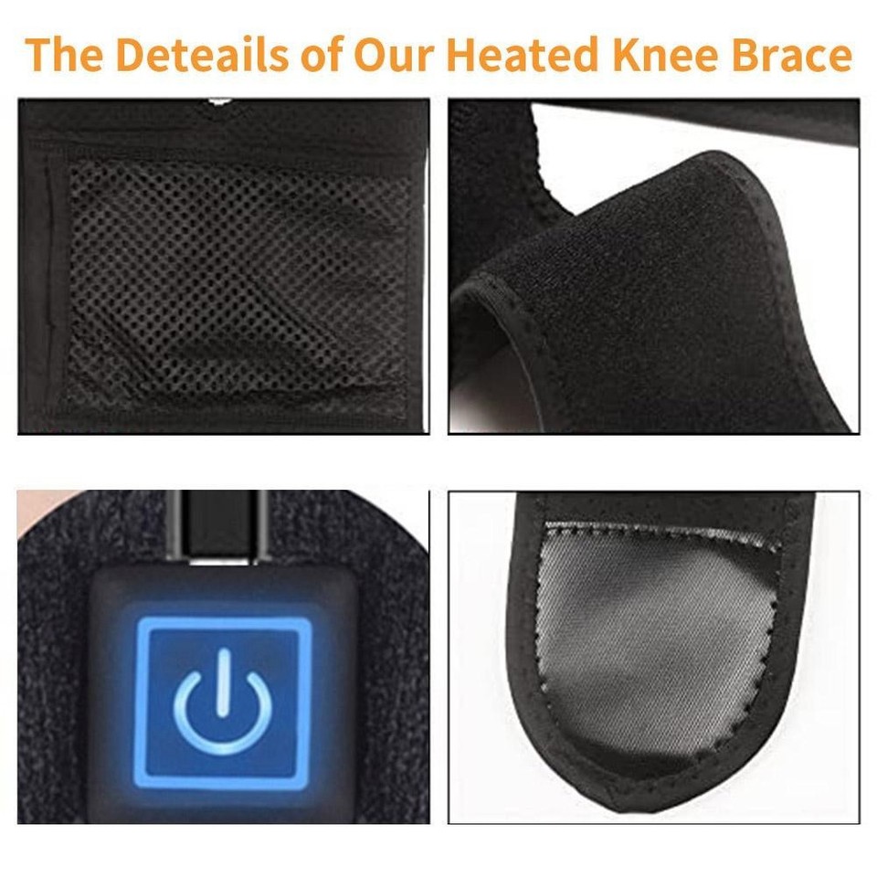 Heated Knee Support Sleeve For Meniscus, Joint Swelling Circulation ...