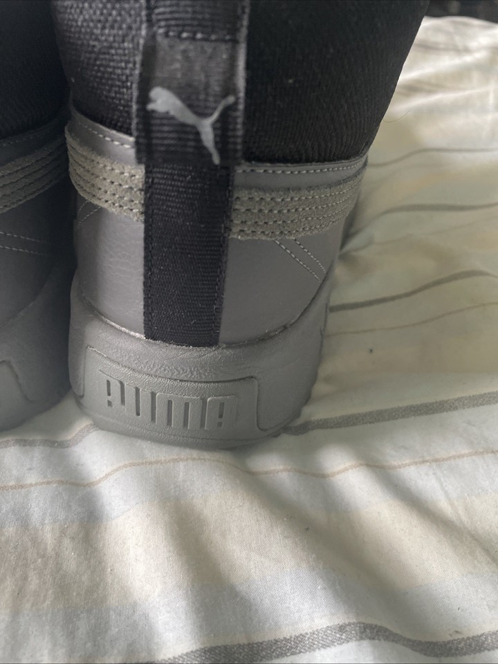 Puma Mid Boot Grey Size 10 No Box | eBay UK