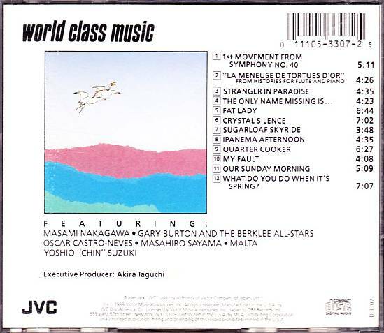 JVC WORLD CLASS MUSIC SAMPLER CD Various Artists - JVC JD-3307 | eBay