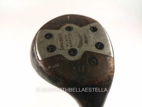 Spalding Power Weighted Tournament Model Top-Flite 311 Persimmon Driver ...