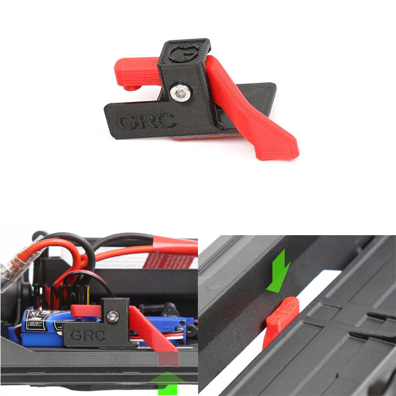 3D Plastic Trigger Switch Bracket For Traxxas TRX4 TRX-4 ESC 1:10 ...