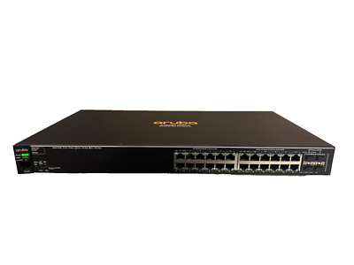 ARUBA HPE J9776A 2530-24G 24 PORT SWITCH /w Power Cable | eBay