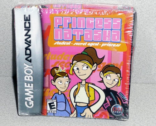 Nintendo GBA Gameboy Advance PRINCESS NATASHA STUDENT SECRET AGENT MIB ...
