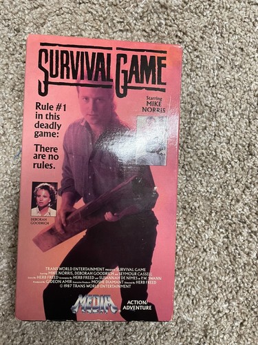 SURVIVAL GAME VHS movie (1987, VHS) Mike Norris Action/Adventure | eBay