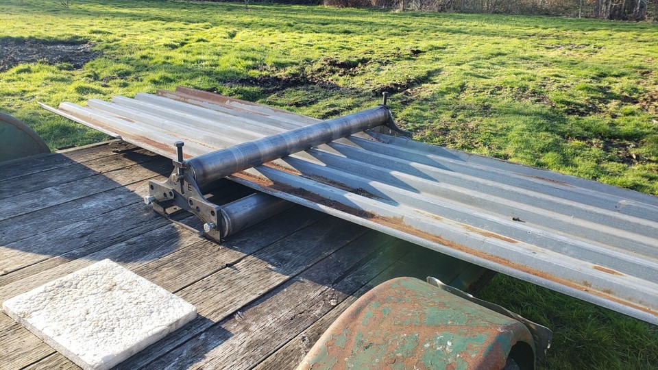 48 Super Heavy Duty Sheet Metal Roller Slip Roll rolling x 1/8 steel 10 ...