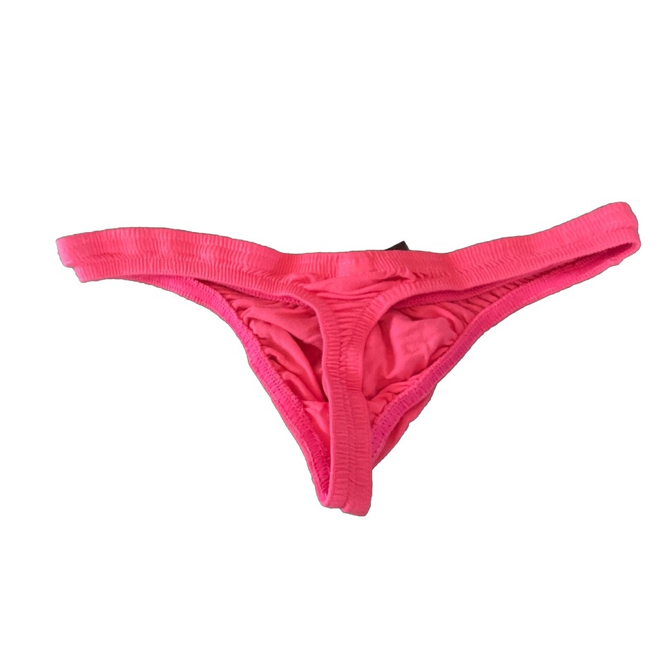 N2N Bodywear UN10 Classic Cotton Thong Salmon Size Small | eBay