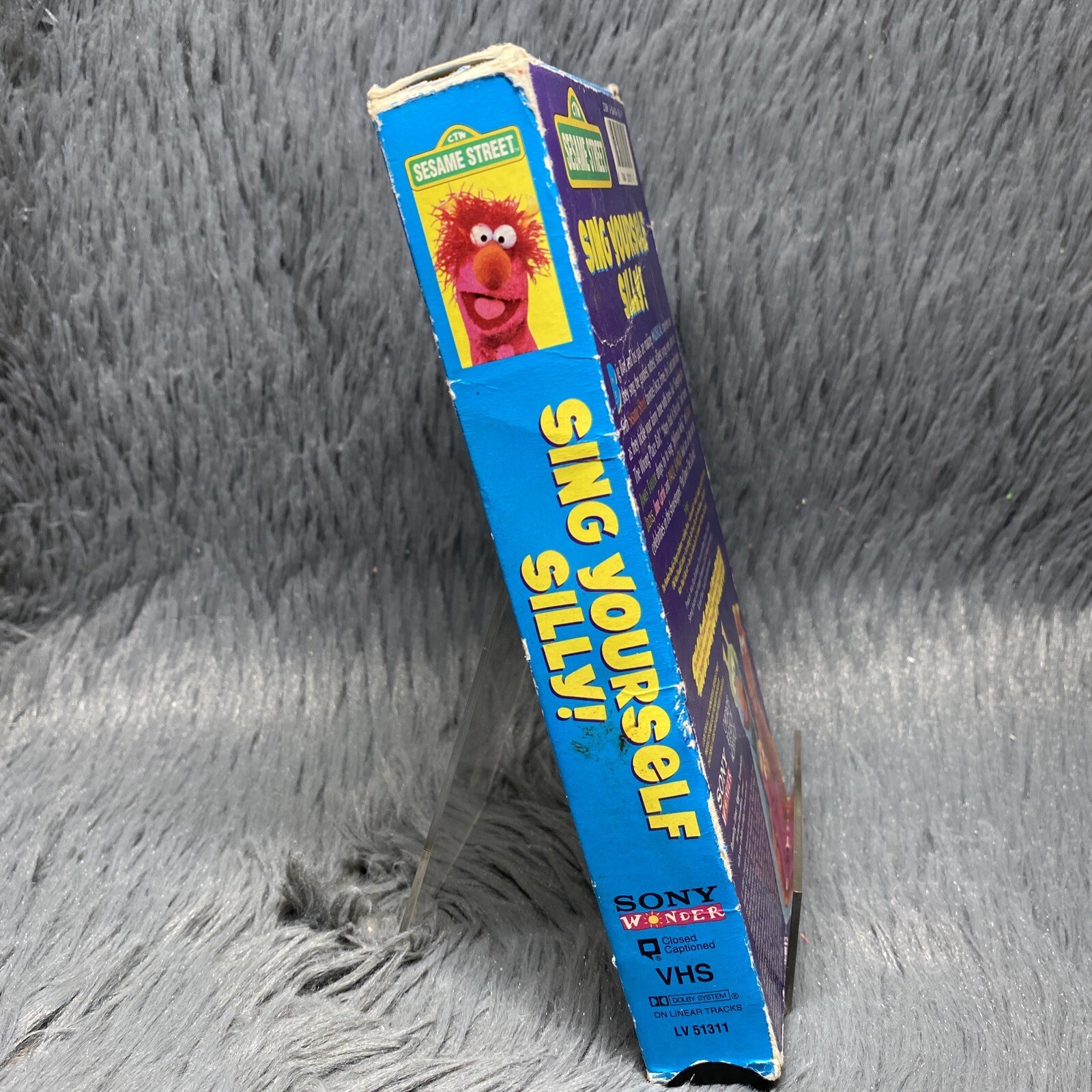 Sesame Street Sing Yourself Silly VHS 1990 CTW Sony Wonder Ernie Rubber ...