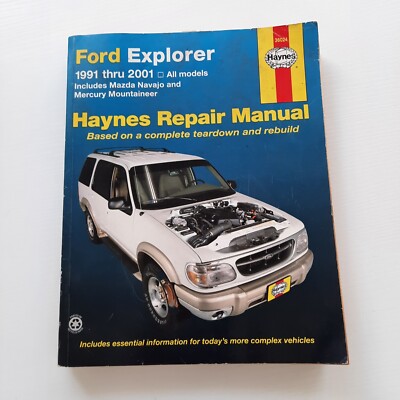 HAYNES Repair Manual Ford Explorer 1991 thru 2001 | eBay