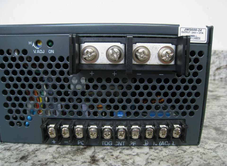 TDK Lambda JWS600-24 100-240VAC 8.2A / 24V 27A 600W Single Output Power ...