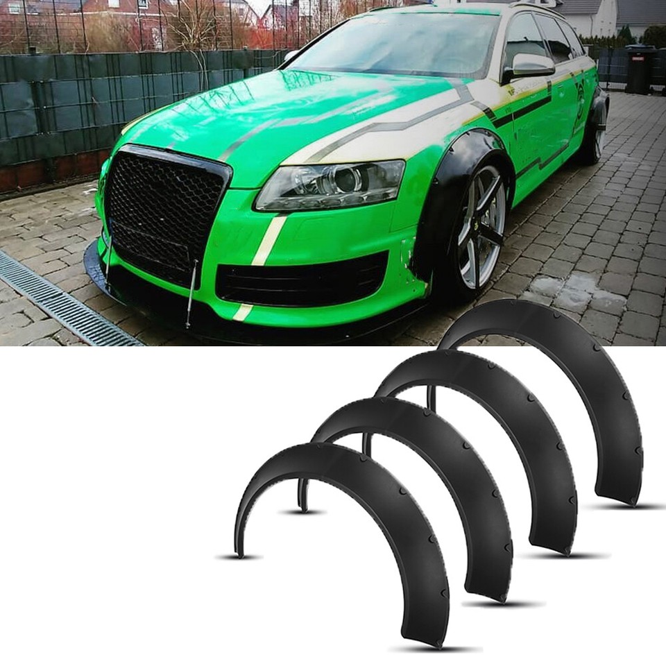 Fender Flares Flexible Wide Body Wheel Arches For Audi A3 A4 A5 A6 A7 ...