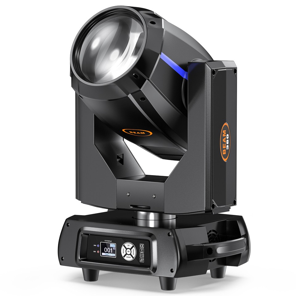 400W Rainbow 20R Sharpy LED Moving Head Light 14Gobo DMX Stage DJ Party ...