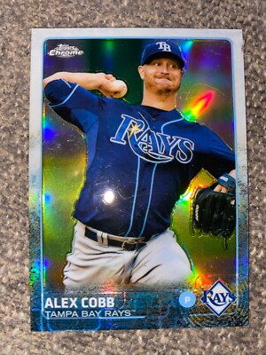 2015 Topps Chrome Refractor #33 Rays Alex Cobb Baseball Card | eBay