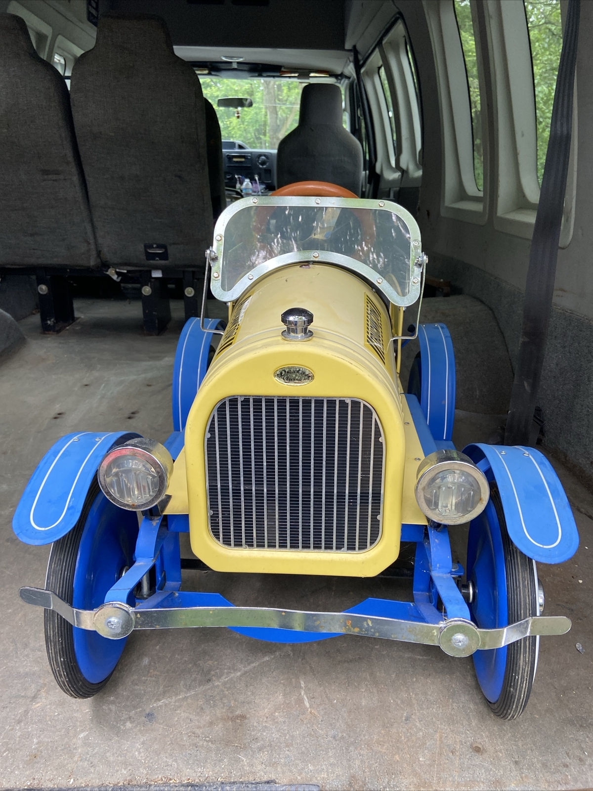 Vintage Truck N Tow Pedal Car By Dexton Classic Toys yellow and blue | eBay