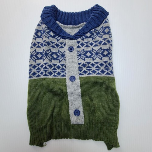 NEW Size L Snowflake Dog Sweater Labrador Boxer German Shepard 50-90 ...