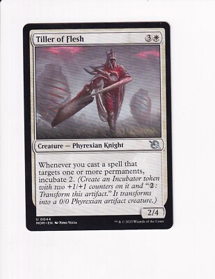 MTG MAGIC THE GATHERING MARCH OF THE MACHINE TILLER OF FLESH (#1) (X ...
