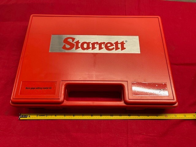 Starrett 3089-RS36B Bore Gage Setter, 0-6" Range w/36 PC Gage Blocks IN ...