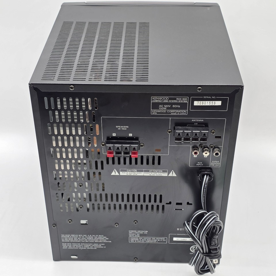 Kenwood XD-500 Stereo System|3 Compact Disc Changer| 2 Cassette Decks ...
