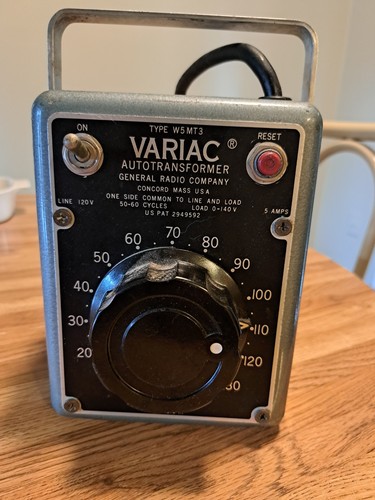 Variac variable transformer used, 120V Line side | eBay