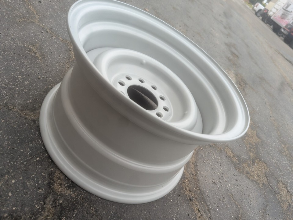 Pair Wheel Vintiques 14x8 OE 5 on 4.5 Ford Dodge Full Size Plymouth ...