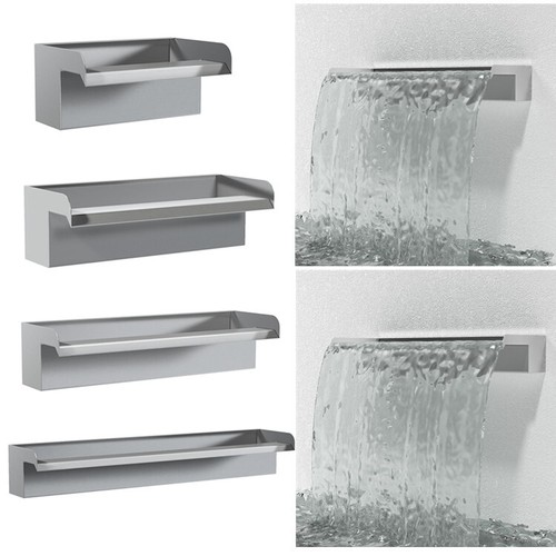 200-600mm Pond Water Blade Cascade Stainless Steel Wall Waterfall Water ...