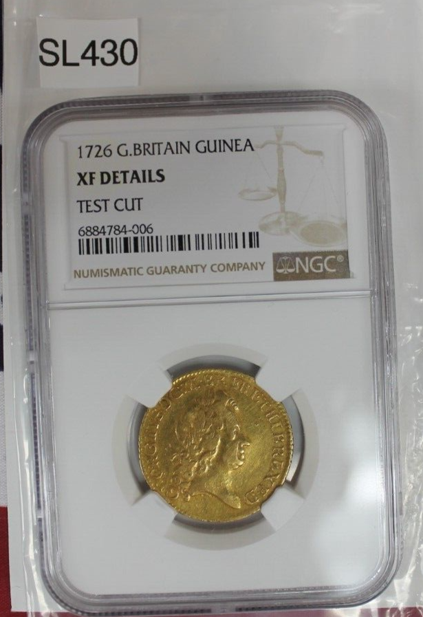 1726 Great Britain Guinea Gold Coin - Certified NGC XF Details Very ...