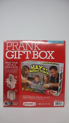 Prank Gift Box "Hay in a Needle Stack - Put your Real Gift in a Funny ...