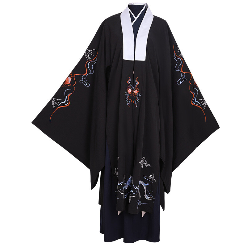 Dragon Pattern Clothes Chinese Style Traditional Hanfu Men Ancient ...