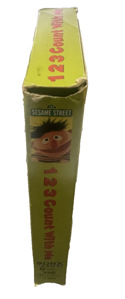 Vintage VHS Sesame Street Ernie Elmo 123 Count With Me 1997 VCR Video Tape 74644991932| eBay