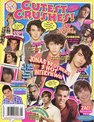 POP STAR MAGAZINE ~ CUTEST CRUSHES ~ 2008 ~~ 150 Hottest Boys~~ A-1-3 ...