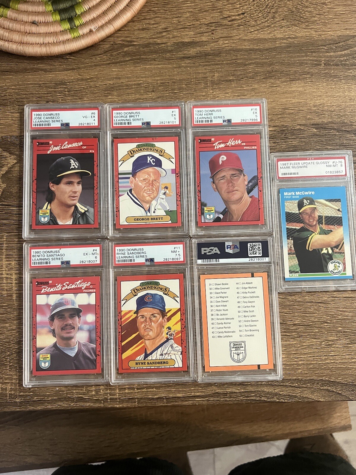 Psa Graded Baseball Cards ENTIRE LOT OF 7 | eBay