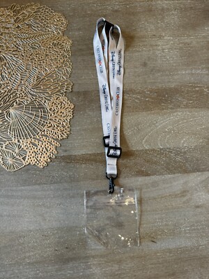 Disney Cruise Line DCL Castaway Club Silver Member Key Card Neck Adjust ...