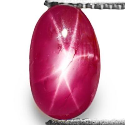 BURMA Star Ruby 1.75 Cts Natural Untreated Deep Pinkish Red Oval | eBay