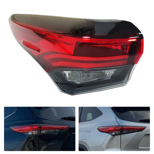 For 2020 2021 Toyota Highlander LH Driver Rear Lamp Outer Tail Light ...