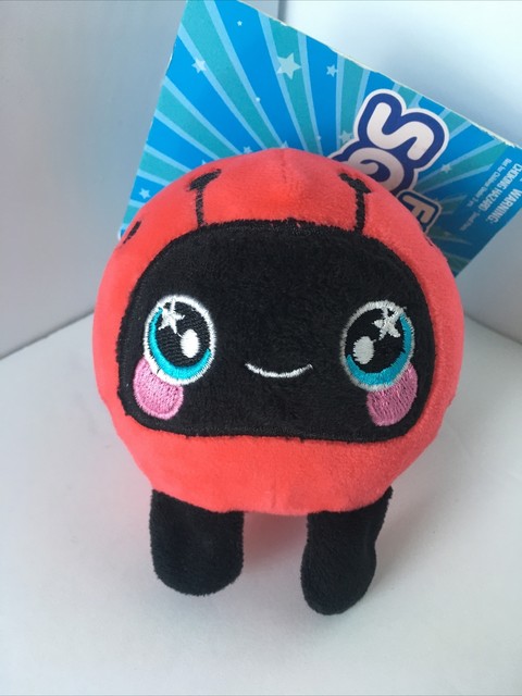 Fuzzy Squishy 4" Ladybug Plush Toy for sale online | eBay