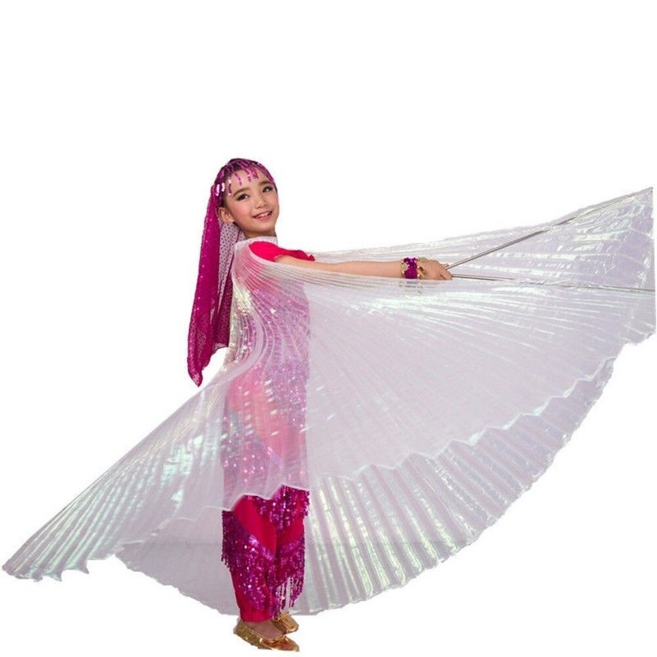 LED Isis Wings Belly Dance Cosplay Glow Show Light Up Costume Festival ...