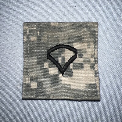 Official US Made US Army Rank Private 1st Class Easy Attach Patch | eBay