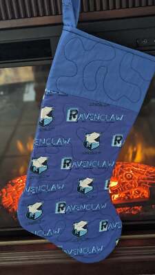 Christmas Stocking-Ravenclaw-Harry Potter-Hand Made-Machine Quilted | eBay