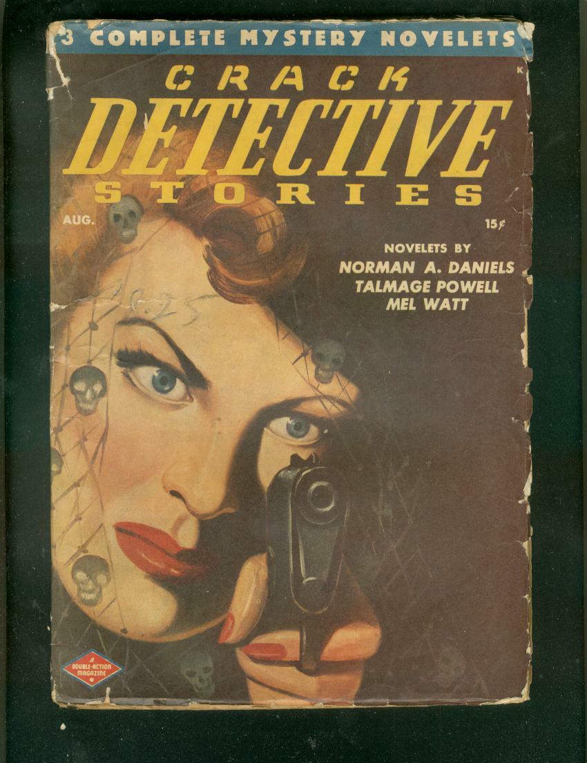 CRACK DETECTIVE STORIES PULP-AUG 1947-SKULL GGA COVER VG | eBay