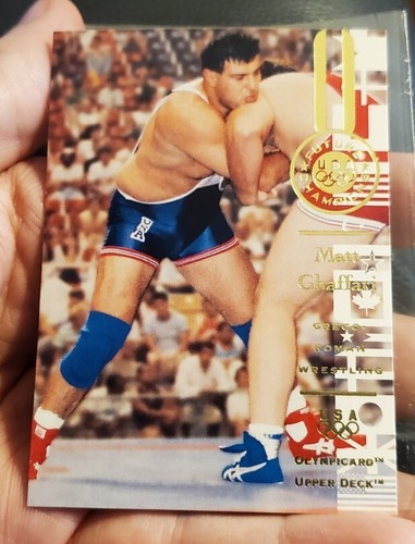1996 Upper Deck Olympicard Future Champions Matt Ghaffari #91 Olympic ...