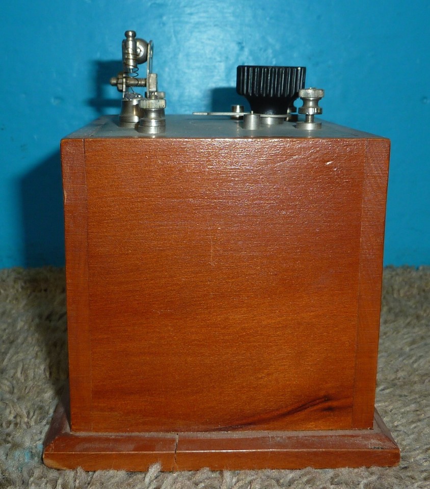 Lintophone Junior Antique Crystal Radio in Original Box Outstanding! | eBay