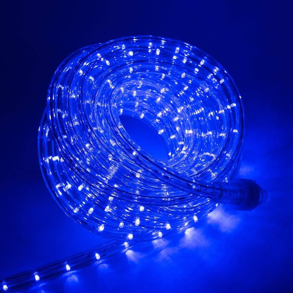 10' 20' 25' 50' 100' 150ft Outdoor LED Rope Light Water-Resistant ...