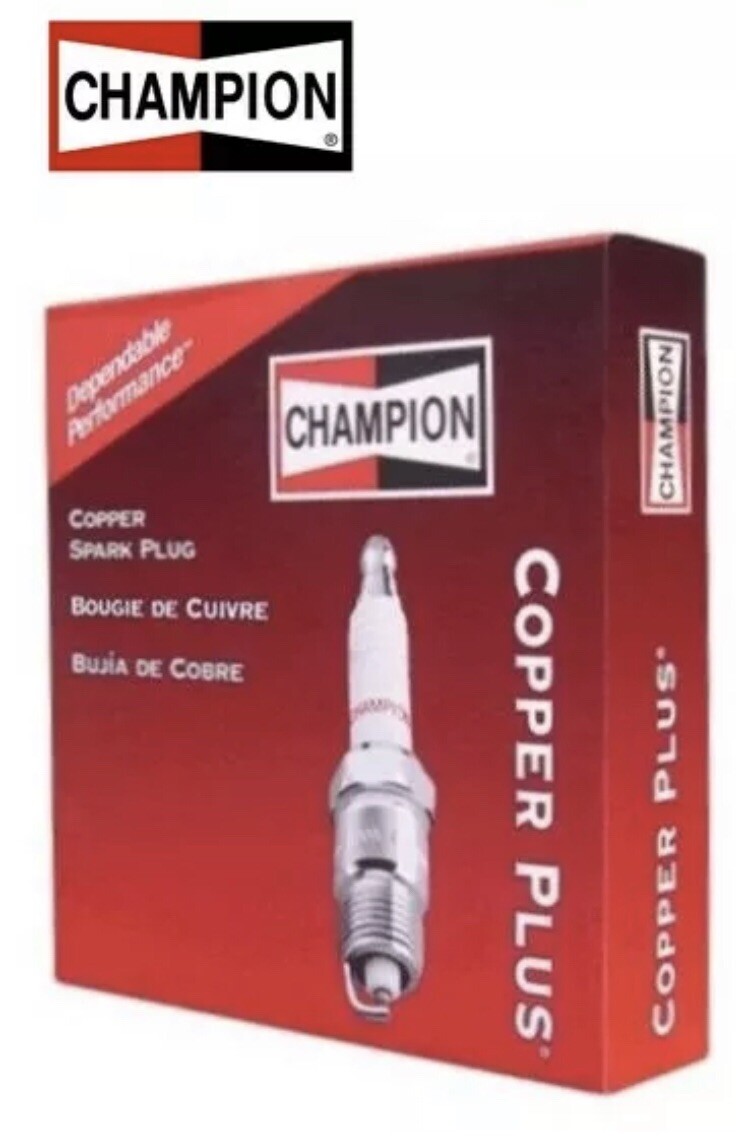 Champion RC12ECC 438 Spark Plug Copper Plus 4 Pack | eBay