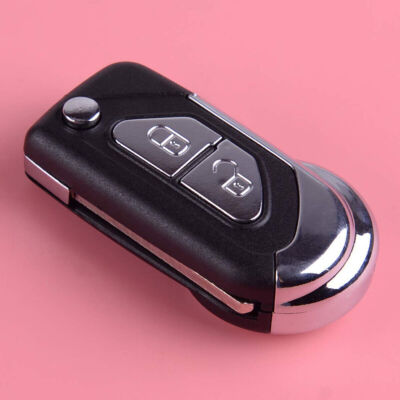 For Citroen DS3 2009 - 2017 2 Button Remote Flip Blade Key Fob Case ...