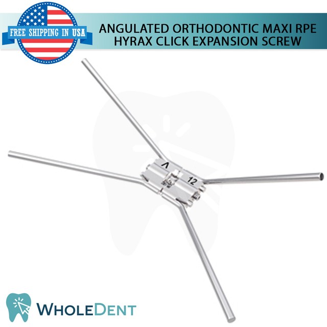 Orthodontic Dental Angulated RPE Hyrax Click Expansion Screw Key Tool ...