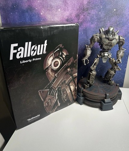 Fallout Liberty Prime Statue Figure 15" Bethesda Chronicle Collectible ...
